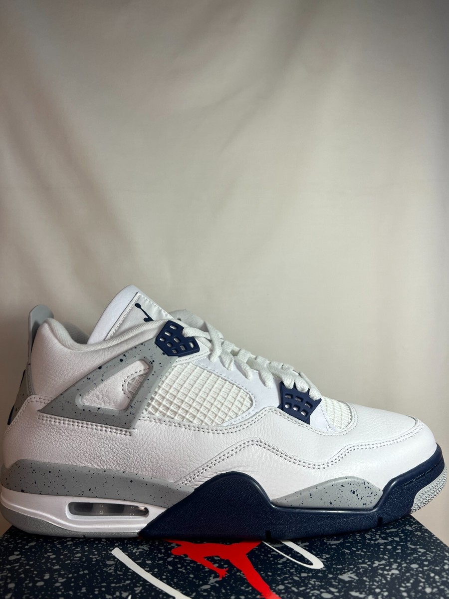 Nike Air Jordan 4 Retro Midnight Navy DH6927-140 Men Size Nike Air Jordan 4 Retro Midnight Navy DH6927-140 Men Size