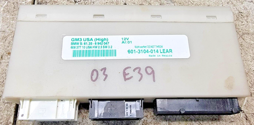 GM3 GM III High General Body Control Module LEAR BCM BMW E39 525i M5 ...