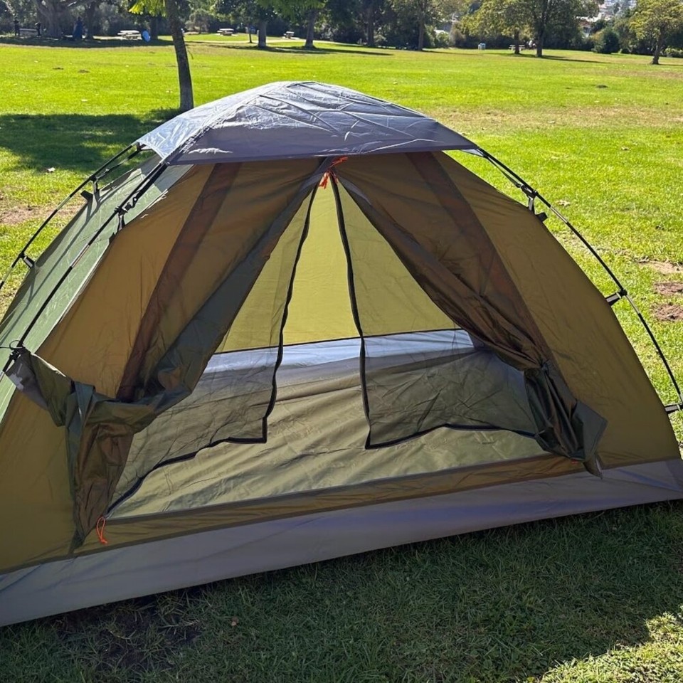 Night Cat 2 Man Tent Backpacking Hiking Camping Tent Sun Shelter ...