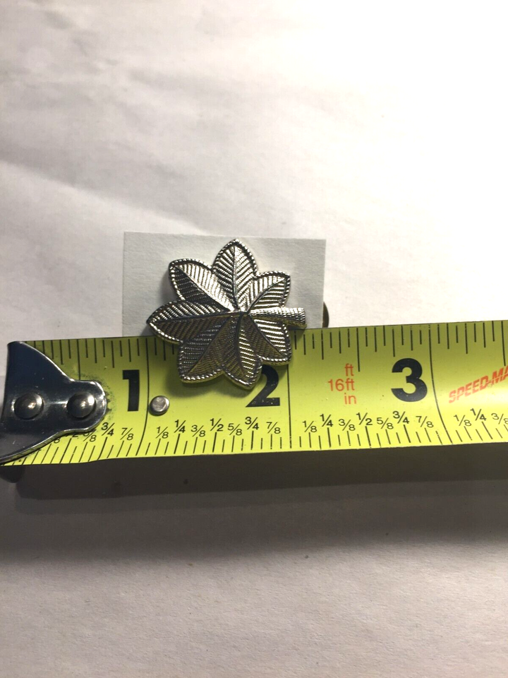 US Army/ USAF LT. Col. Officer metal Rank insignia 1 pc (1" x 1-1/8 ...