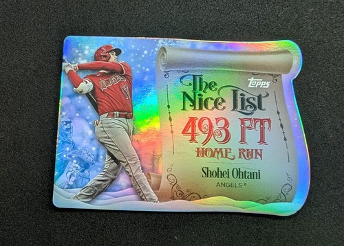 2024 Topps Holiday Advent The Nice List Shohei Ohtani 493 Ft Home Run # ...
