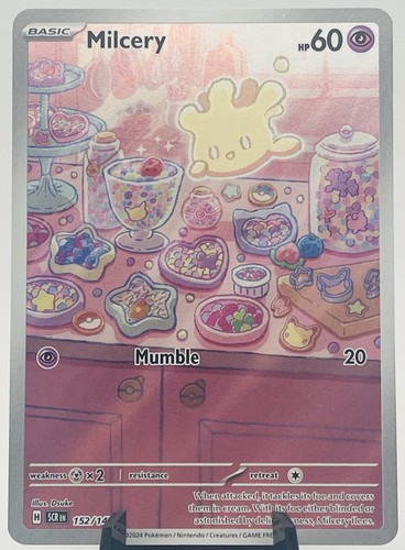 Pokémon TCG: Milcery 152/142 Illustration Rare SV: Stellar Crown NM | eBay