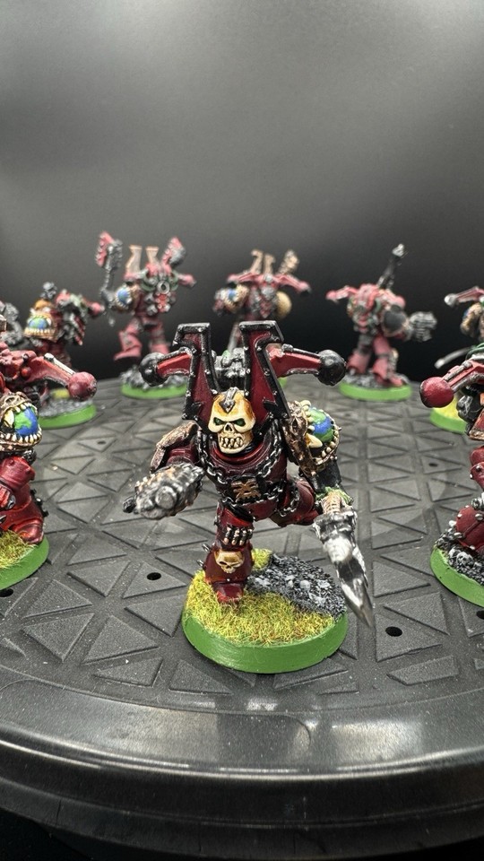 Warhammer 40k Khorne World Eaters Berserker Squad x10 Well Painted OOP ...