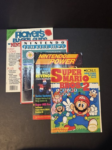 1980s-1991 Magazines Nintendo Power Super Mario Players Guide Lot Of 4 ...