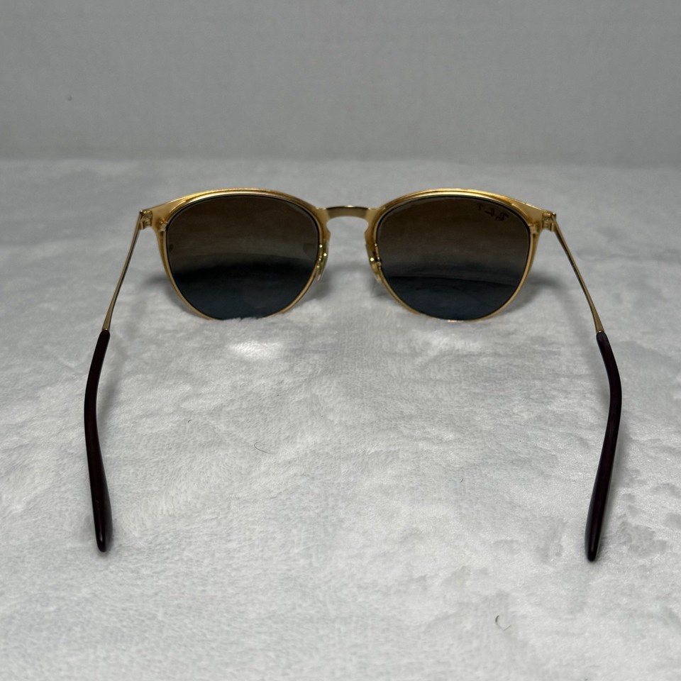 Ray-Ban Erika Gold Metal Polarized Sunglasses RB3539 - Excellent | eBay