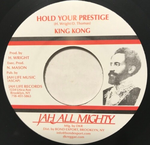 KING KONG Hold Your Prestige 7" NEW VINYL Jah All Mighty Jah Life | eBay