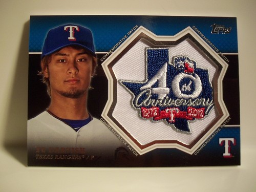 2013 Topps Fabriqué Commémorative Patch #CP5 Yu Darvish | eBay