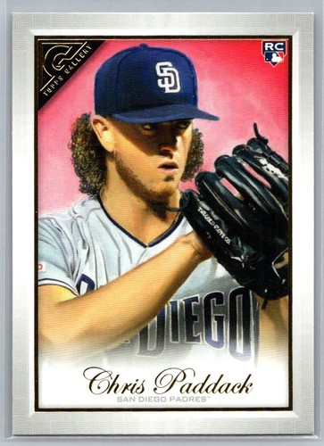 2019 Topps Gallery RC Rookie #66 Chris Paddack San Diego Padres ...