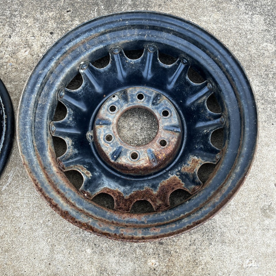 1936-1941 Chevrolet 17x3.5 Artillery Wheels Bomb Lowrider Pair Truck ...