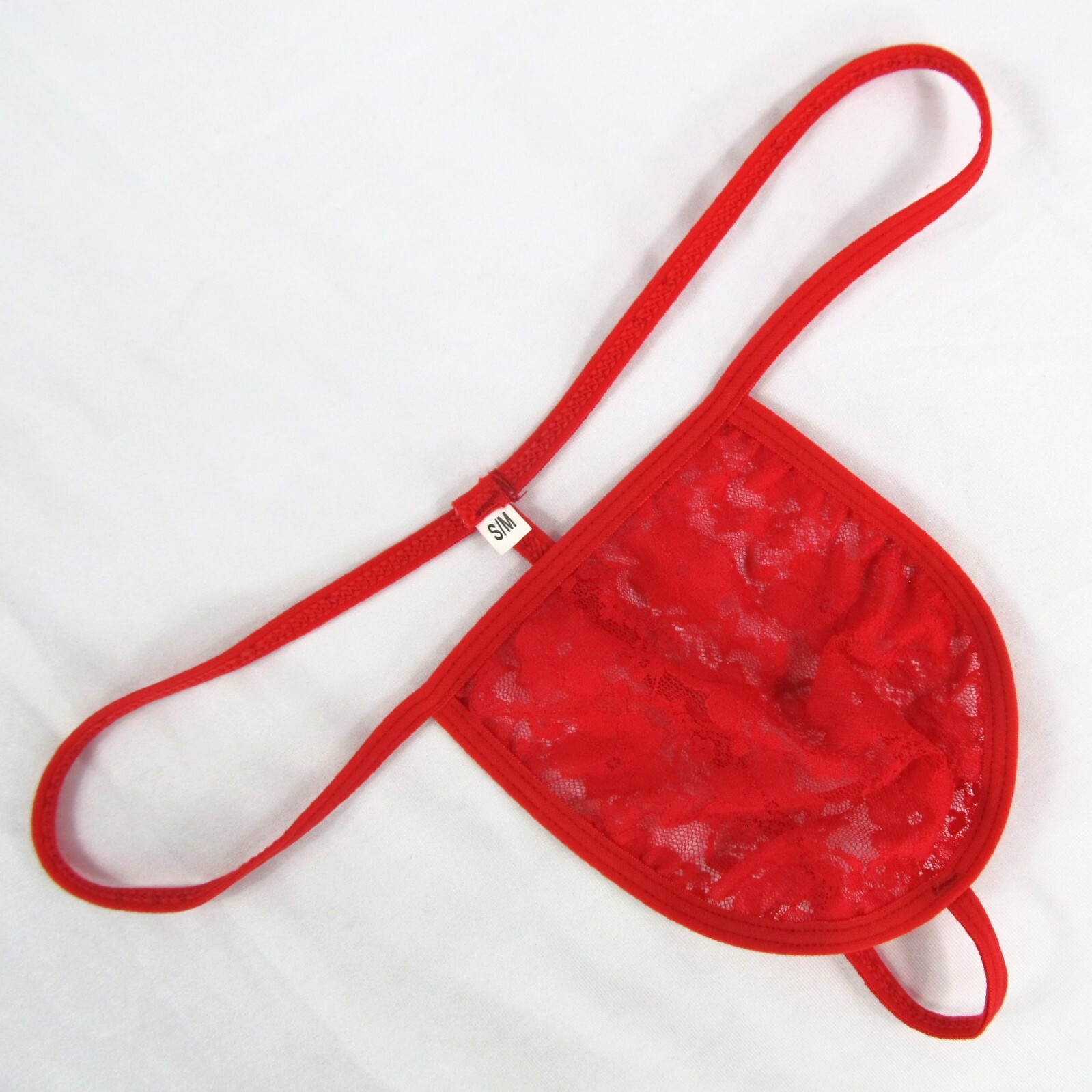 K245 Men's String Pouch G-string thong seamless pouch stretchy Lace ...