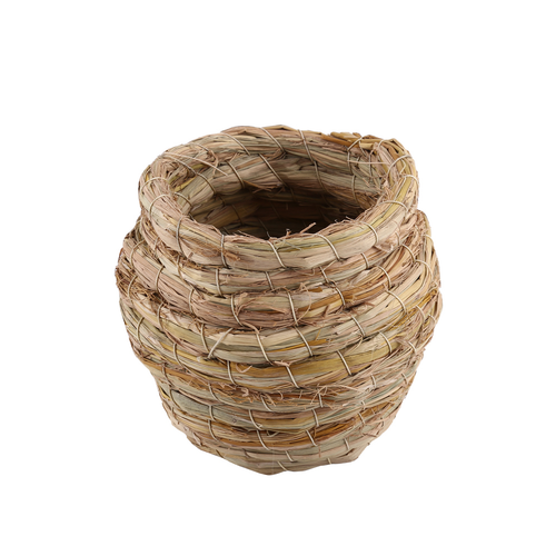 Handwoven Straw Bird Hamster Cage Canary Finch Budgie Hatching B LLI | eBay