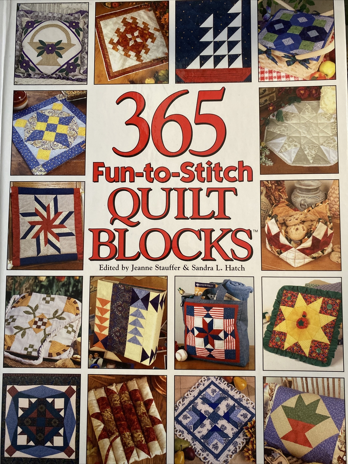 365 Fun-to-Stitch Quilt Blocks by Sandra Hatch (2001, Hardcover) B2 ...
