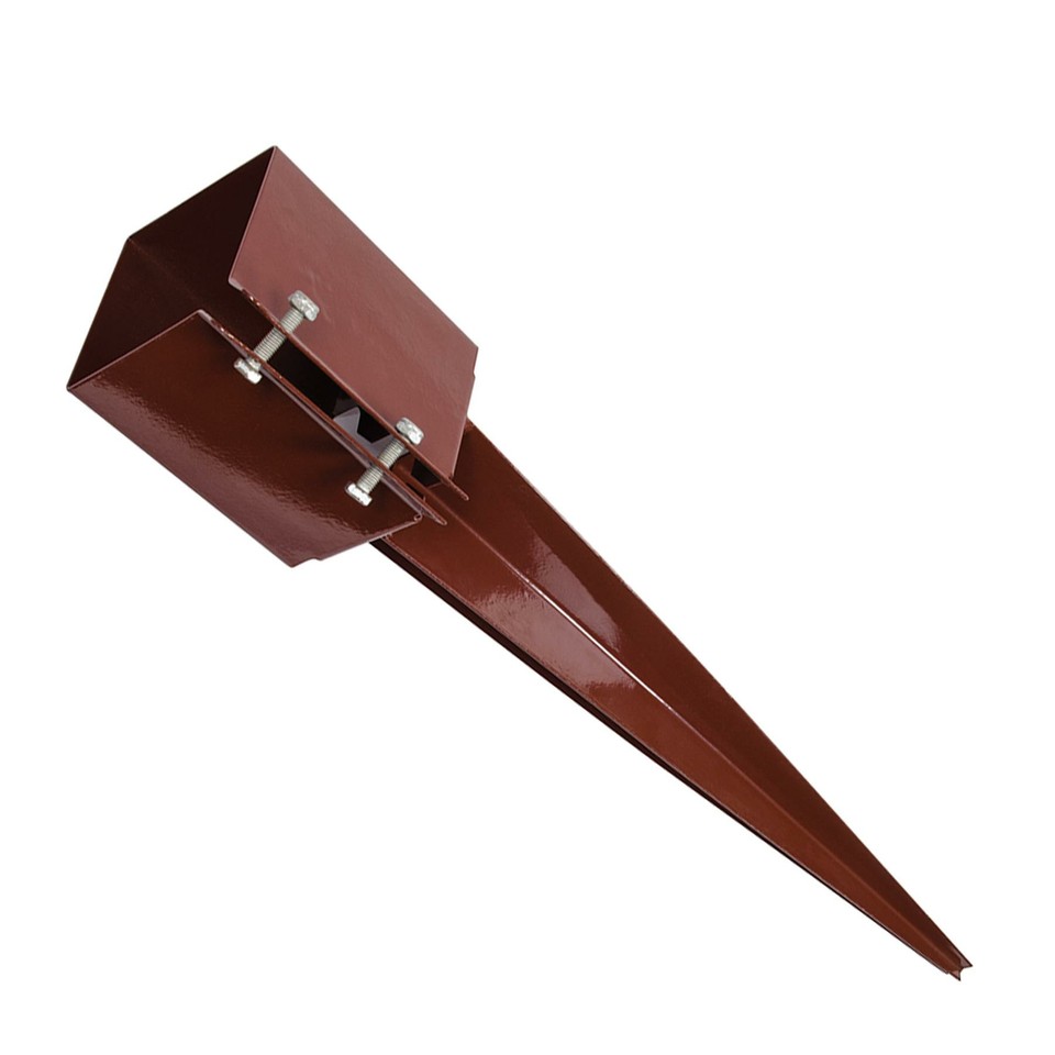 Fence Post Spike Support Holders Drive Down 750 mm 4" Anchor Like ...