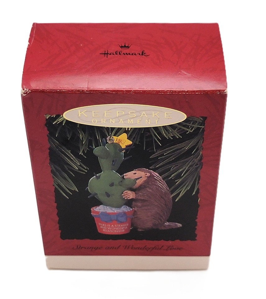 Lot of 2 1993 Hallmark Ornaments Howling Good Time & Strange and ...