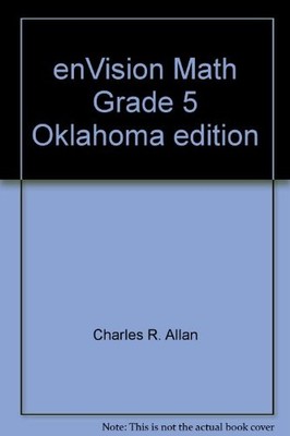 ENVISION MATH GRADE 5 OKLAHOMA EDITION By Charles R. Allan - Hardcover ...