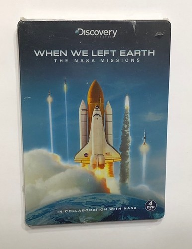 WHEN WE LEFT EARTH THE NASA MISSIONS 4-DISC STEELBOOK DVD DISCOVERY ...