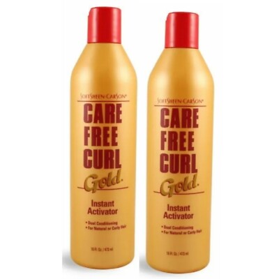 2x SoftSheen Carson Care Free Curl Gold Instant Activator Dual ...