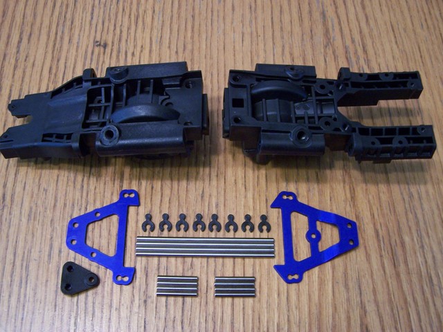 Traxxas 1/10 E-revo VXL 2.0 Bulkheads Tie Bars Pins Front Rear Diff ...