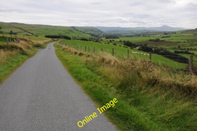Photo 6x4 Road to Bala Frongoch/SH9039 View down a country road as it ...