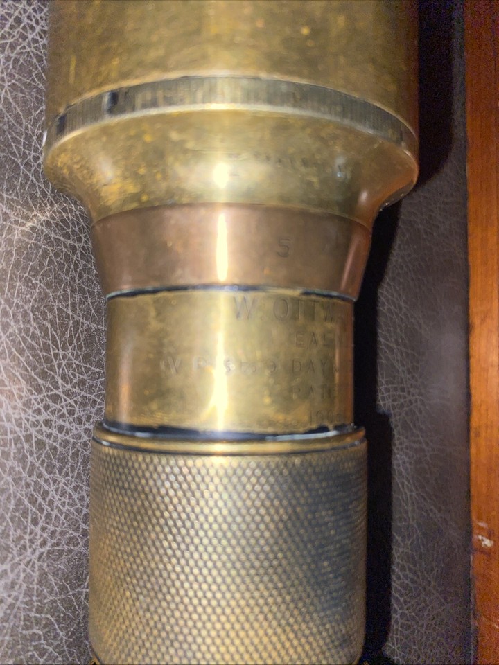 1908 Patent W.Ottway & co. Copper Telescope Orion Works Ealing | eBay