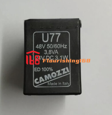 1PC New For Camozzi Solenoid Valve Coil U77 24V 48V 50/60Hz 3.1W | eBay