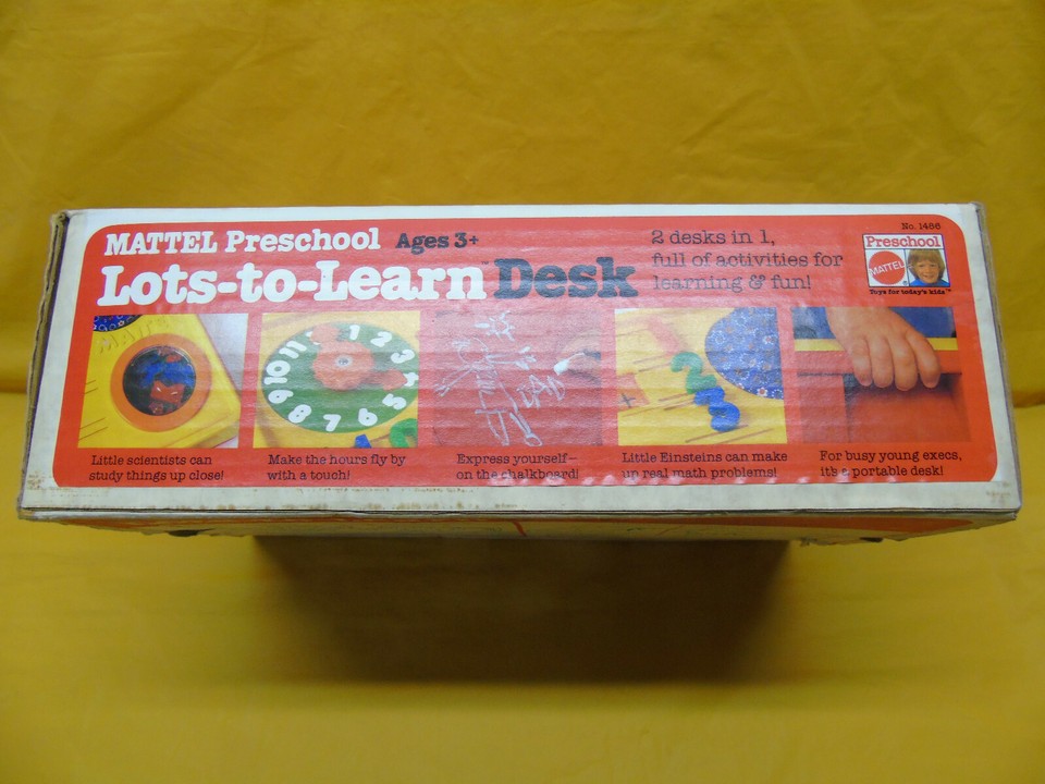 Mattel PreSchool Lots to Learn Desk. Complete with box and instruction ...