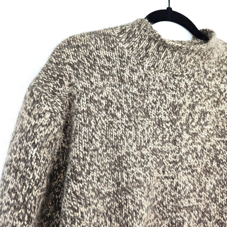 Eagle's Eye Mock Turtleneck Sweater Lambs Wool Angora Women's Size ...