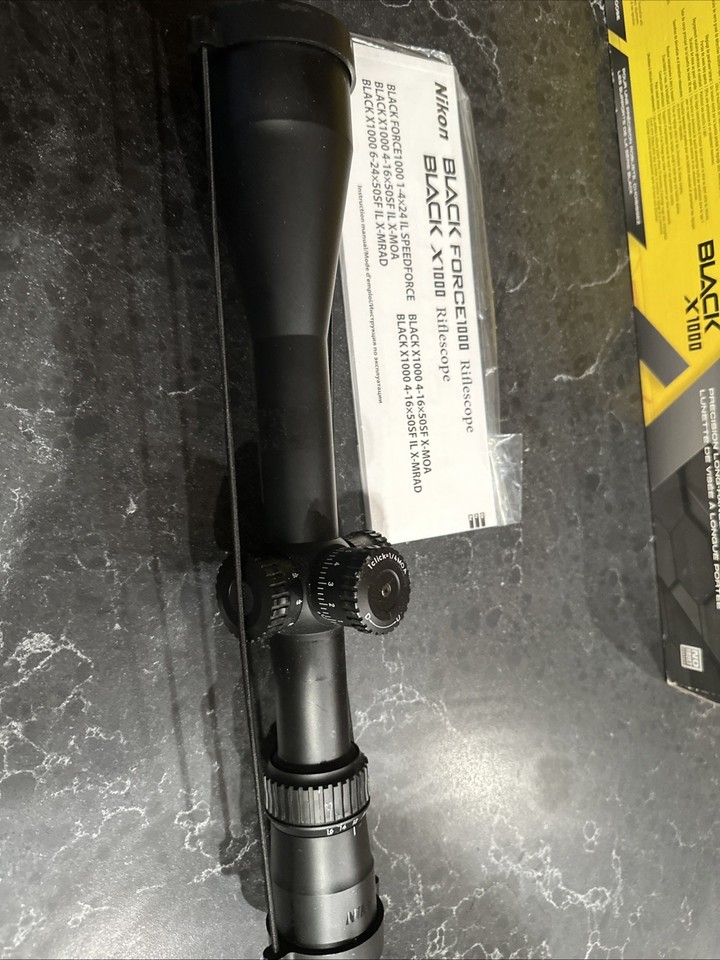 Nikon X1000 4-16x50SF Matte X-MOA Reticle Black Riflescope 16381 | eBay