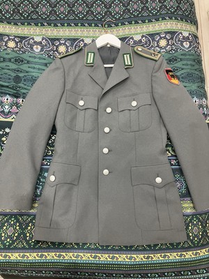 German Bundeswehr military surplus jacket with epaulettes | eBay UK