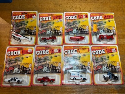 Matchbox Code Red Complete Set TV Series LAPD LAFD MOC 1981 Lesney New ...