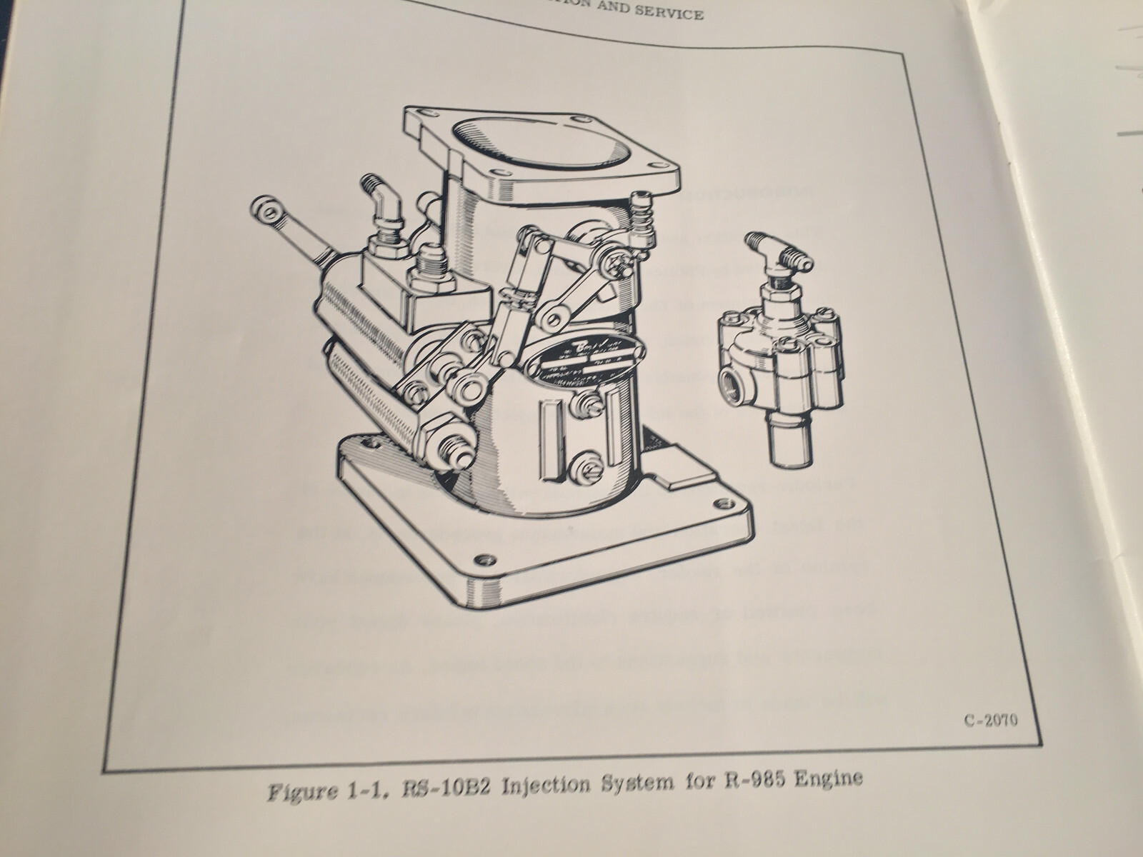 Bendix Rs-10b2 Fuel Injection System for Beech Model 18 Operation ...