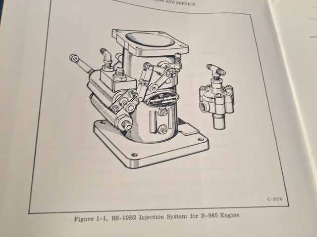 Bendix Rs-10b2 Fuel Injection System for Beech Model 18 Operation ...