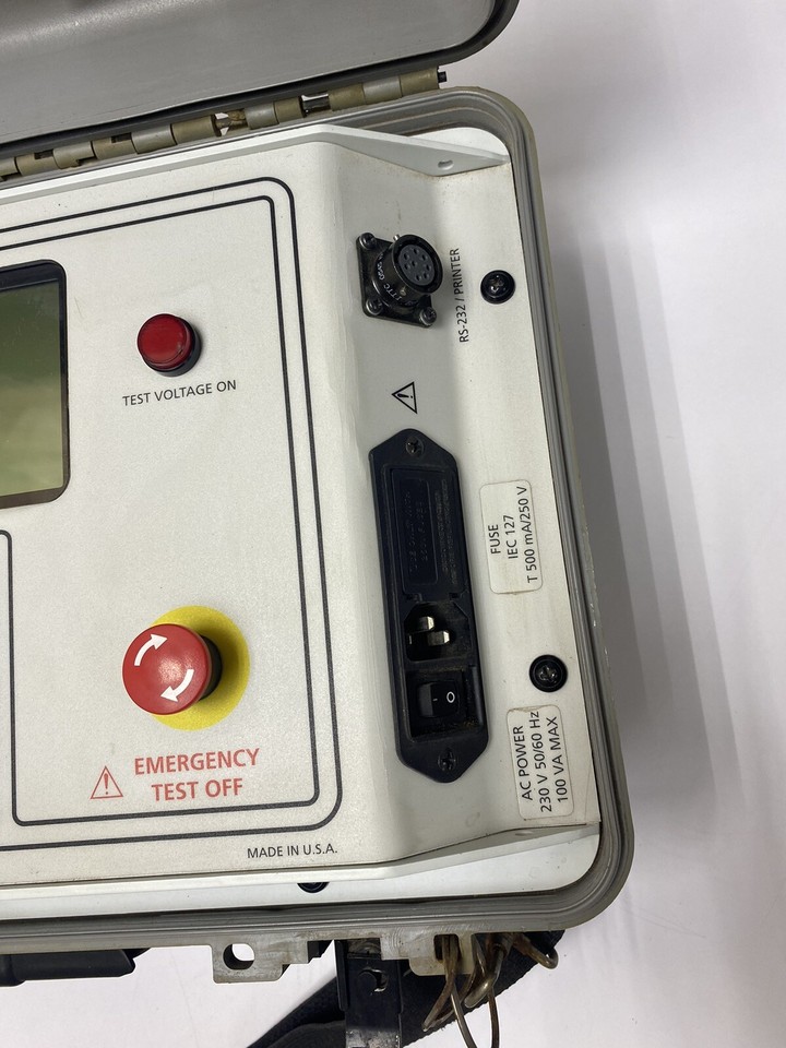 Megger Three Phase Transformer Turns Ratio TTR Tester Catolog 550503-47 ...