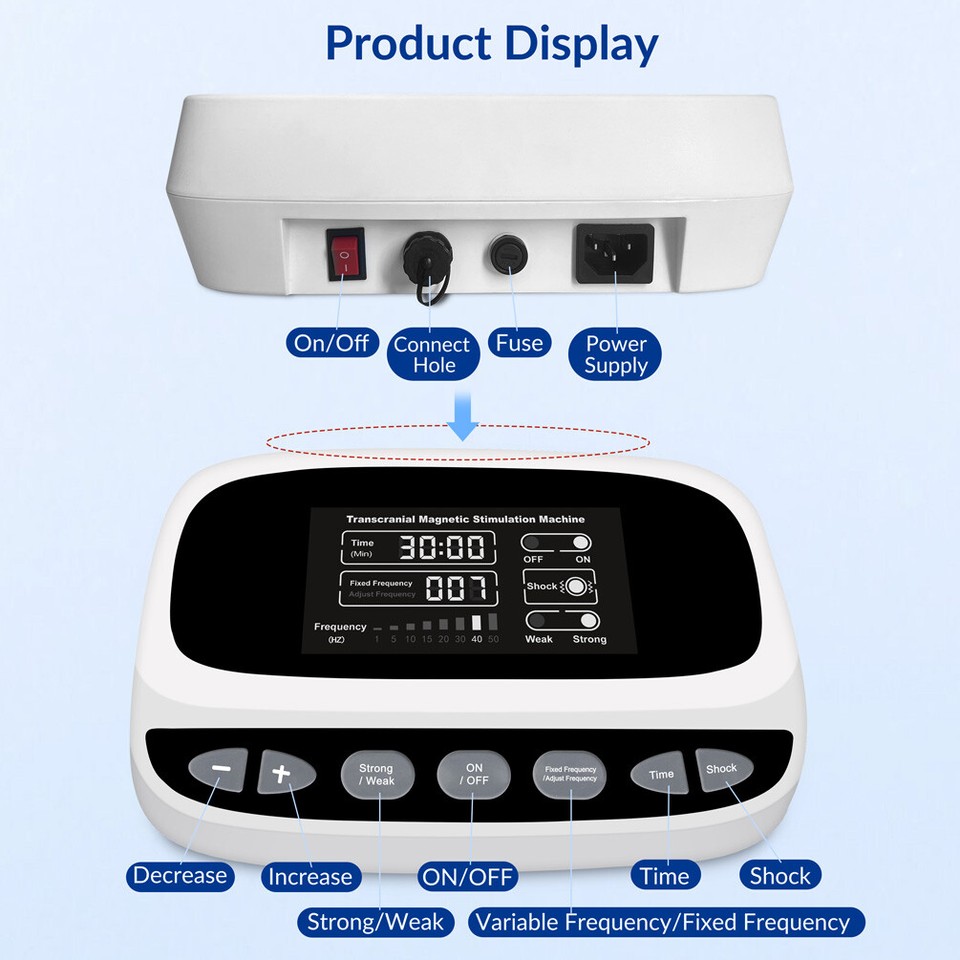 RTMS Transcranial Magnetic Stimulator Device for Depression Anxiety ...