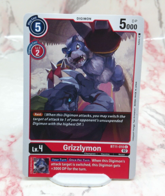 Grizzlymon Digimon Trading Card Game Next Adventure Single Card Common