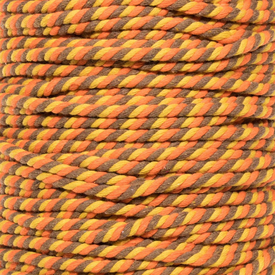 Premium Super Soft Colored Twisted Cotton Rope - 1/2" Diameter ...