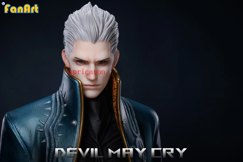 Fanart Devil May Cry Vergil Statue Figure Resin Model Collectible H65cm ...