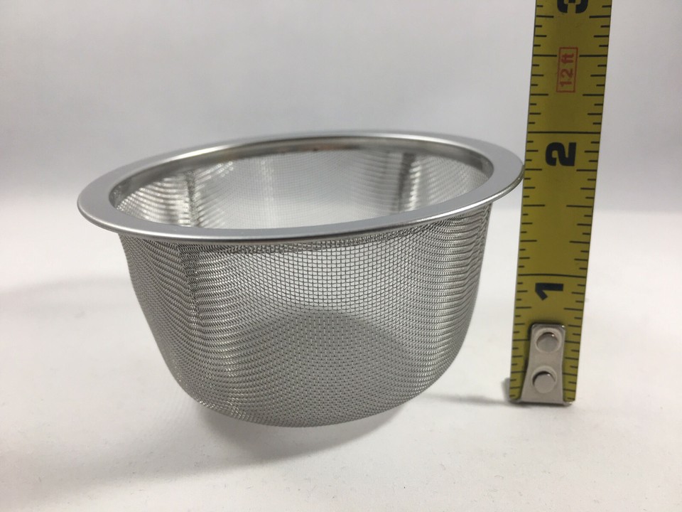 Teapot Replacement Stainless Steel Tea Mesh Strainer Infuser 73-79mm ...