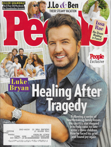 People Magazine Aug 9, 2021 Vol 96 No 6 Luke Bryan Healing After ...