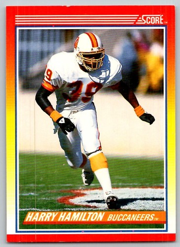 1990 SCORE HARRY HAMILTON TAMPA BAY BUCCANEERS #259 | eBay