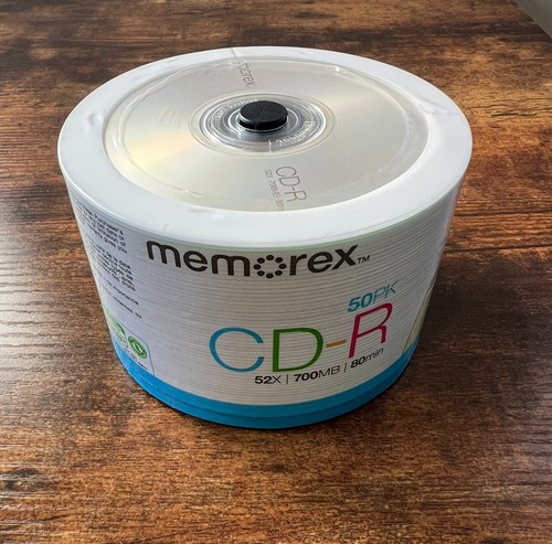 Memorex CD-R 50 Pack Spindle 52x 700 MB 80 Min Recordable Sealed New | eBay
