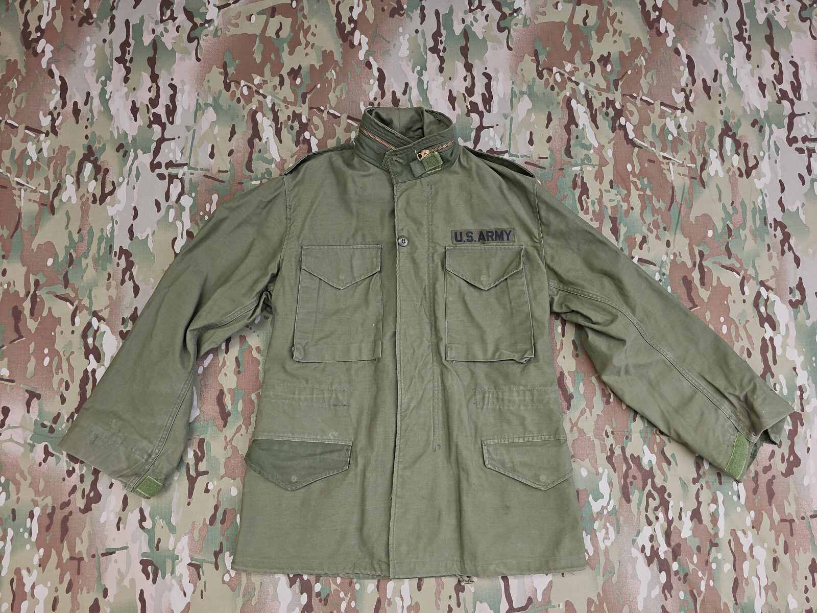 🇺🇸GENUINE USGI 1980 US Army OD Green M65 Cold Weather Field Jacket Coat ...