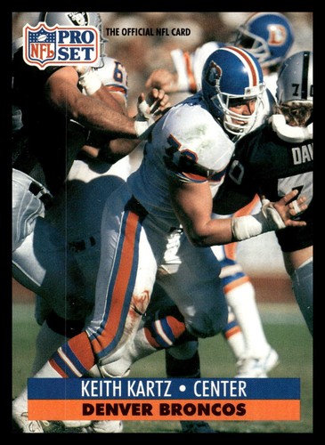 1991 Pro Set #491 Keith Kartz Denver Broncos RC Football Card NM | eBay