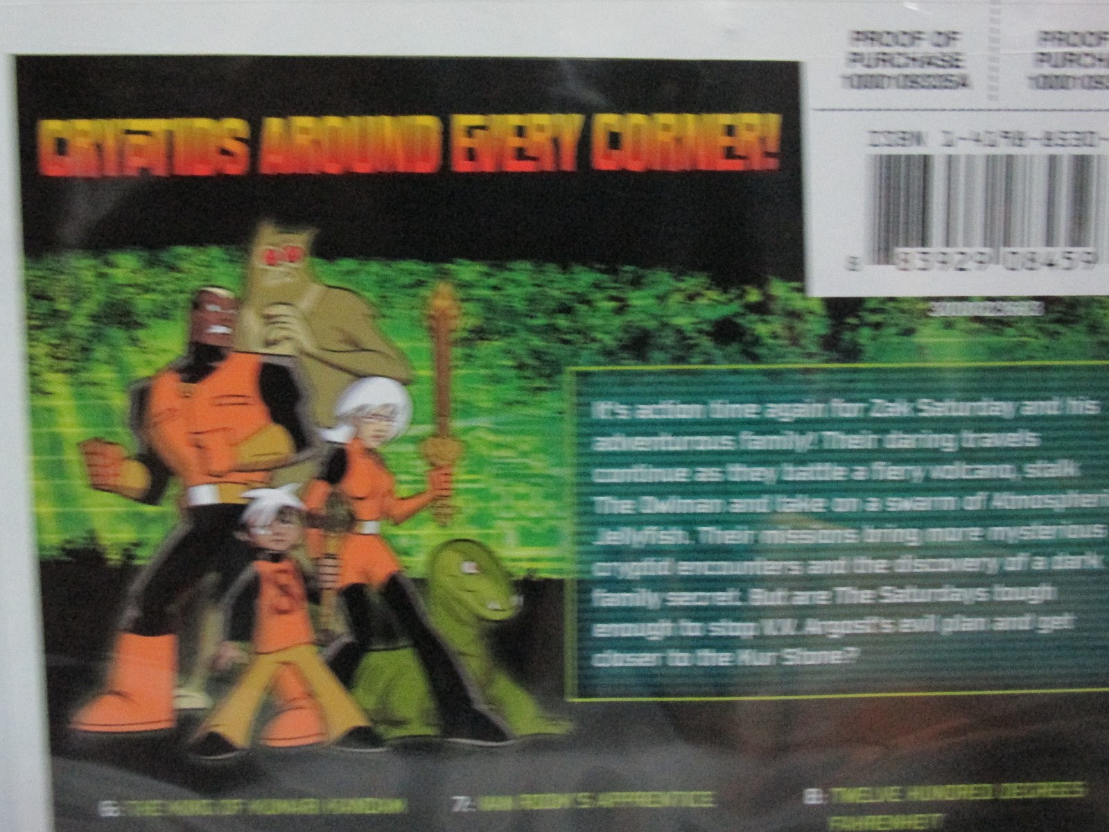 Secret Saturdays, Vol. 2 Cartoon Network New! DVD, 5 Shows KIDS TV ...