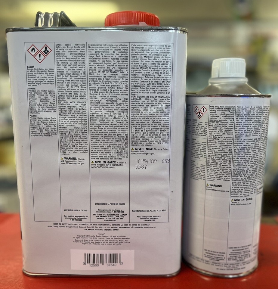 CROMAX 7900S Axalta Multi Use Clear Coat And Activator-Reducer Mid Temp ...