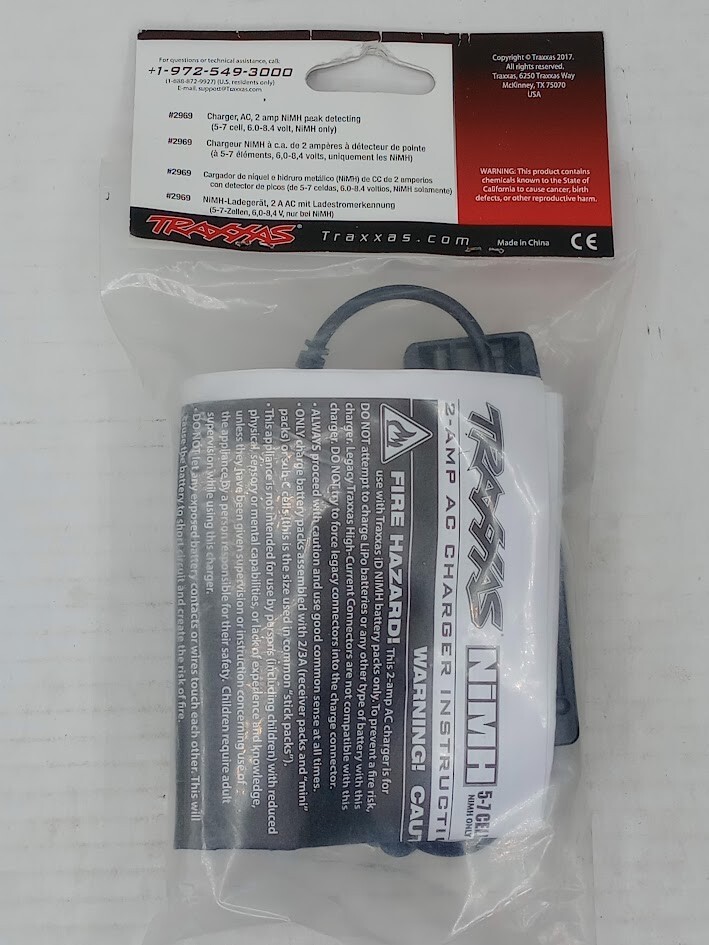 Traxxas AC 2 Amp NiMH Peak Detecting Battery Fast Charger Vehicle ...