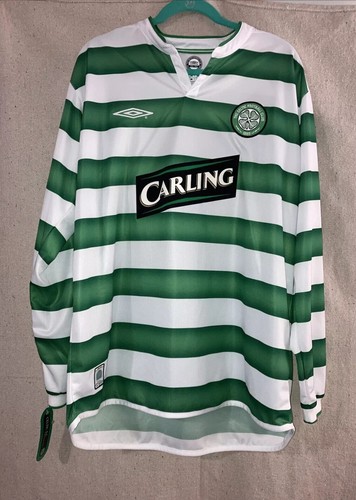 Celtic Carling Football Club Patch Jersey Shirt 2003/04 Umbro Men’s XL ...