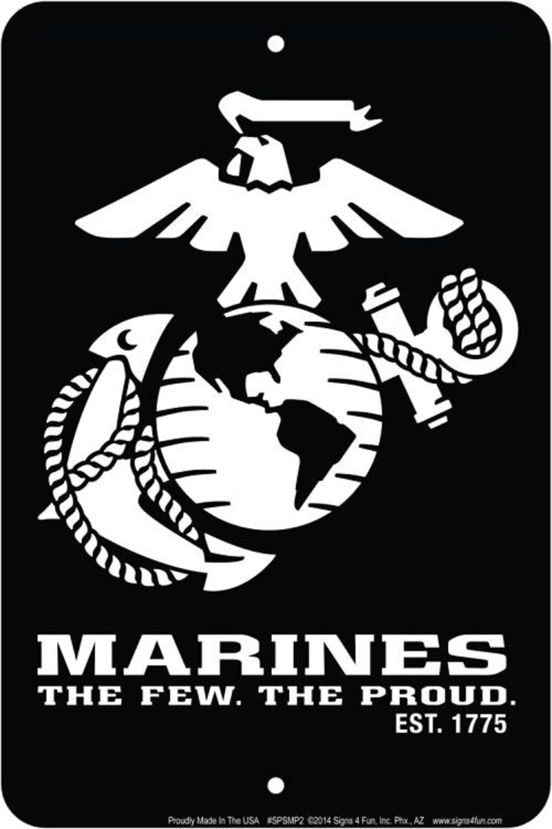 Official Marine Corps Emblem Silhouette United States Marine Corps