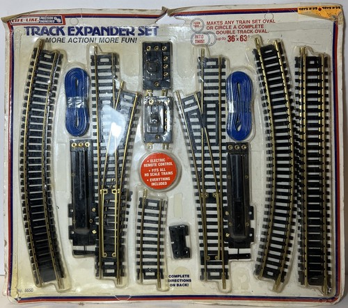 Life Like HO Scale Train Track Expander Set #8650 Straight Controller ...