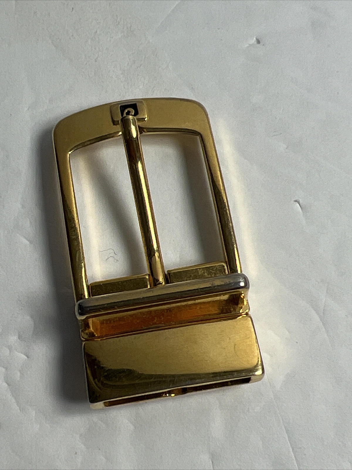 Vintage O B I Brev Reversible Belt Buckle Made in Ita… - Gem